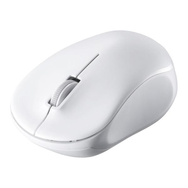 【発売日：2017年08月10日】バッファロー（Buffalo） 無線　ＩＲ光学式　３ボタン　マウス BSMRW100WH ホワイト・単3電池1本で約2.5年使える長寿命マウス・バッファローオリジナル設計の左右対称マウス・最大10mまで無線...
