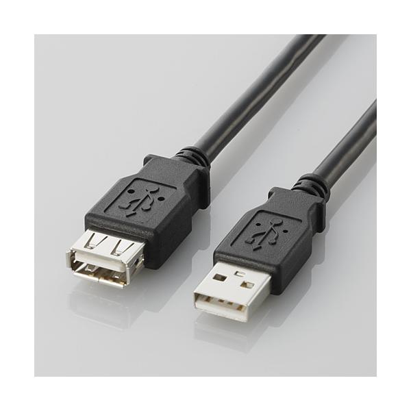 エレコム ＵＳＢ２．０延長ケーブル U2C-E20BK