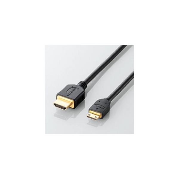 エレコム ＨＤＭＩｍｉｎｉケーブル／イーサネット対応／１．５ｍ CAC-HD14EM15BK ・イーサネット対応HIGH SPEED HDMI-Miniケーブル・3D映像・ARC（オーディオリターンチャンネル）に対応・美しい映像を実現