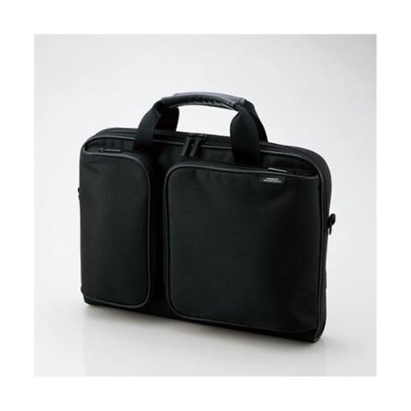 エレコム ＯＡバック／ＺＥＲＯＳＨＯＣＫ／スリムコンパクト ZSB-BM006NBK ブラック【数量限定・未開封店頭在庫】外箱に色褪せや傷みがある場合あり・ソフトハンドル採用・低反発ポリウレタンを使用・2WAYタイプ