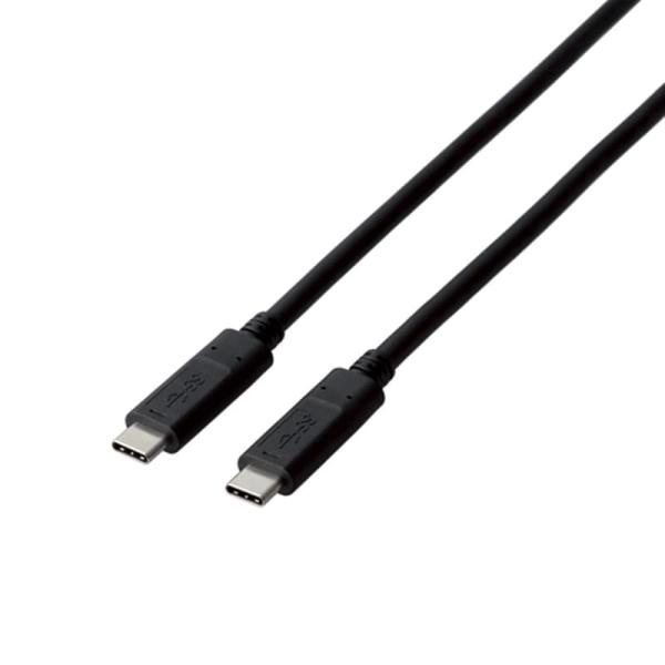 エレコム ＵＳＢ３．１ケーブル／Ｃ−Ｃ／ＰＤ対応 MPA-CC13A10NBK ブラック（1.0ｍ）【数量限定・未開封店頭在庫】・USB PD(PowerDelivery)対応　1m・最大5Gbpsの超高速データ転送を実現するUSB3.1(...
