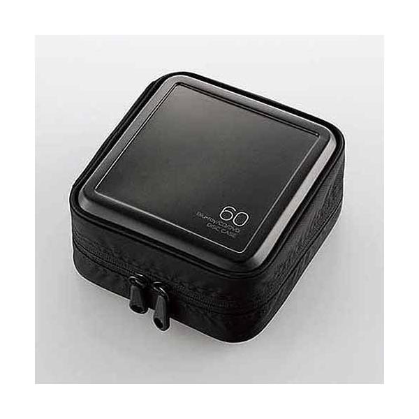 エレコム Ｂｌｕ−ｒａｙケース／セミハード／６０枚入 CCD-HB60BK ブラック・Blu-ray・CD・DVD対応・ファスナーケース(60枚)