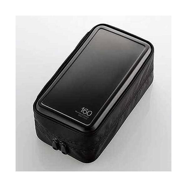 エレコム Ｂｌｕ−ｒａｙケース／セミハード／１６０枚入 CCD-HB160BK ブラック・Blu-ray・CD・DVD対応・ファスナーケース(160枚)