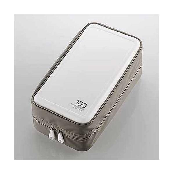 エレコム Ｂｌｕ−ｒａｙケース／セミハード／１６０枚入 CCD-HB160WH ホワイト・Blu-ray・CD・DVD対応・ファスナーケース(160枚)
