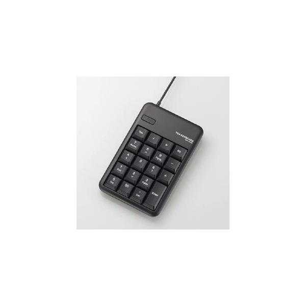 【発売日：2014年01月01日】エレコム テンキーパッド／メンブレン／ＵＳＢ　２．０　ＨＵＢ付 TK-TCM012BK ・マウスなどのUSB機器を2台まで接続可能・2ポートUSB2.0ハブ機能を搭載