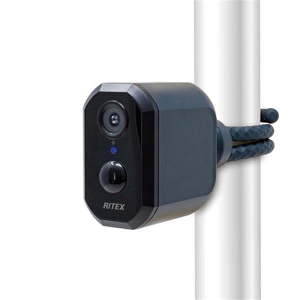 【発売日：2023年04月17日】RITEX（ライテックス) 充電式どこでもセンサーWi-Fiカメラ C-RC7200 ・人が近づくとセンサー感知でカメラが作動し自動撮影・いつでもリアルタイムでカメラ映像を見られる・スマートフォンに通知が届...