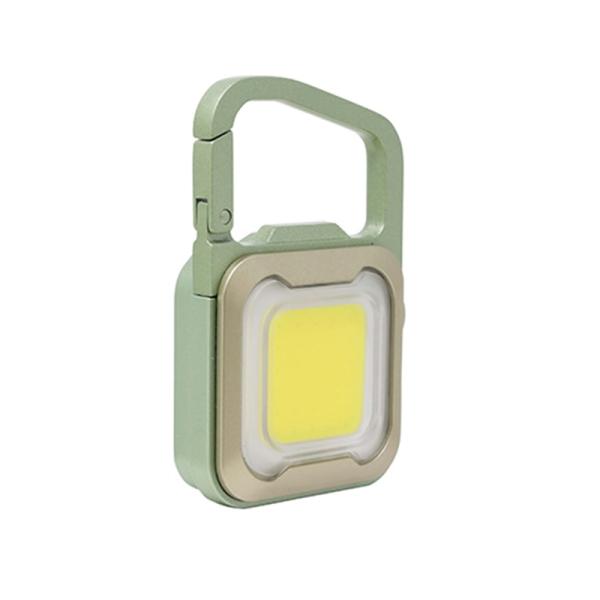 musashi（ムサシ） 充電式 ぴかり MINI LIGHT WRC-24MG ミントグリーン/シャンパンゴールド【数量限定・未開封店頭在庫】・小さいのに驚きの明るさ・充電式・カラビナ・クリップ・マグネット仕様