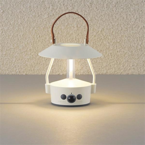 【発売日：2023年10月01日】大光電機 LED小型ランタン DXL-81467C 白【数量限定・未開封店頭在庫】・人感センサー・充電式・生活防水