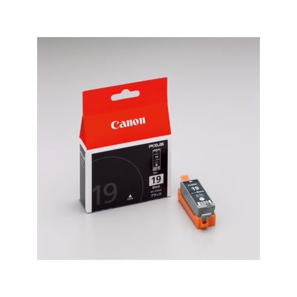 【発売日：2008年05月22日】Canon（キヤノン） 純正インクカートリッジ BCI-19BK ブラック・インクタンク(ブラック)