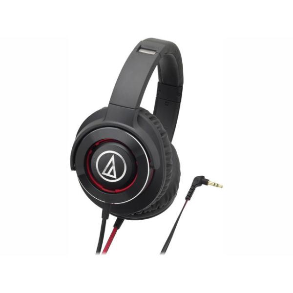 【発売日：2015年10月23日】オーディオテクニカ オーバーヘッド重低音タイプ ATH-WS770 BRD ブラックレッド・ディープモーション・ドライバー搭載・トップマウントＰＣＢ方式・エアフローベース・トリプルベンティングシステム