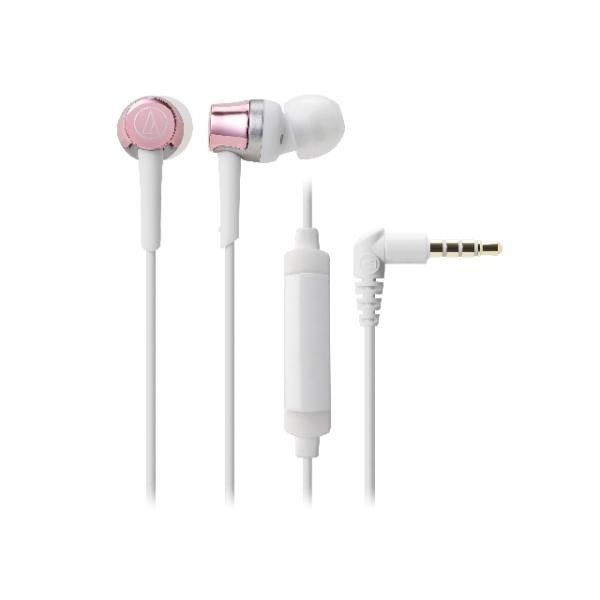 【発売日：2016年11月10日】オーディオテクニカ スマートフォン専用ヘッドホン ATH-CKR30iS PK ピンク【数量限定・未開封店頭在庫】・スマートフォンで楽しむクリアな中高域再生・装着性を重視したダウンサイジングボディ・選べる４...