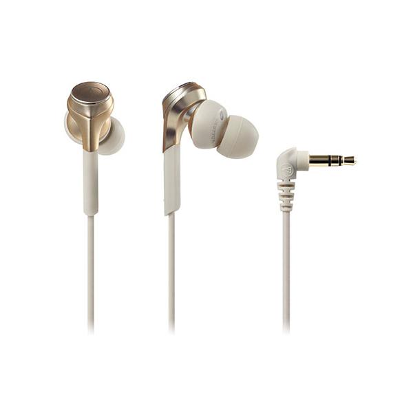 【発売日：2018年05月18日】オーディオテクニカ インナーイヤーヘッドホン重低音タイプ ATH-CKS770X CG シャンパンゴールド・耳栓型・深みのある重低音でハイレゾ音源を濃厚に味わえる・ハイグレードモデル