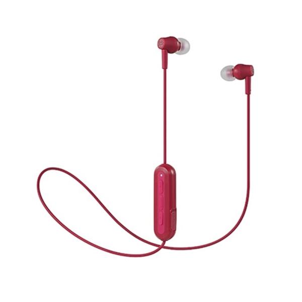 【発売日：2019年07月19日】オーディオテクニカ Ｂｌｕｅｔｏｏｔｈイヤホン ATH-CK150BT RD レッド・ファッショナブルに高音質を楽しむワイヤレスヘッドホン・電車やバスで気になる音漏れを抑える密閉型を採用・アクセントカラーに...