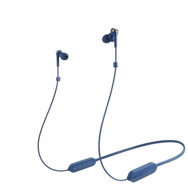 【発売日：2020年06月19日】オーディオテクニカ Ｂｌｕｅｔｏｏｔｈイヤホン ATH-CKS330XBT BL ブルー・落下の心配がないネックバンドスタイルで、最大20時間の連続再生を実現・ゲームや動画に最適な低遅延モードや、２台同時に...