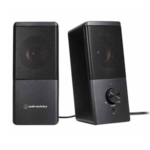 【発売日：2021年11月19日】オーディオテクニカ ＰＣスピーカー AT-SP95 ・コンセントのいらないUSB給電タイプ・ボーカルや音声が聴きやすい高感度φ52mmスピーカーユニット・省電力ながら高出力、ナチュラルなサウンドを再生
