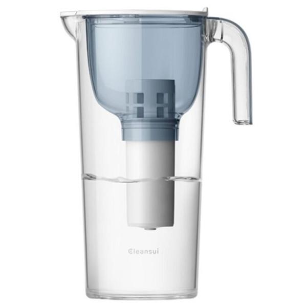 クリンスイ ポット型浄水器 CP504-BL ブルー・冷蔵庫に入るコンパクトサイズ・洗いやすいラウンドフォルム・リザーバーを取り外して洗えて衛生的