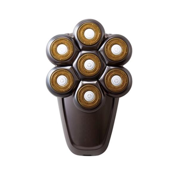 【発売日：2024年12月01日】アピックス 7 Head Body Shaver [7ヘッドボディシェーバー ] BEAUM (ビューム) ASV-B07(GY) グレー・肌にやさしいチタンヘッド・全身対応・126枚刃フレキシブル7ヘッド