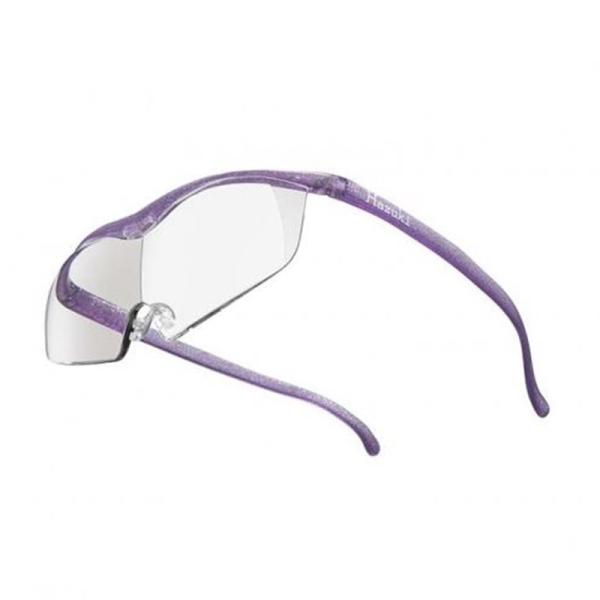 ハズキカンパニー ハズキルーペ ハズキラージ 1.32x クリアレンズ-NP ニューパープルお取寄せの場合の納期目安：3月中旬以降（2/13現在）・ワイドな視野で大きく見やすい、レンズの大きなハズキルーペ”ラージ"・拡大倍率1.32倍　長い...