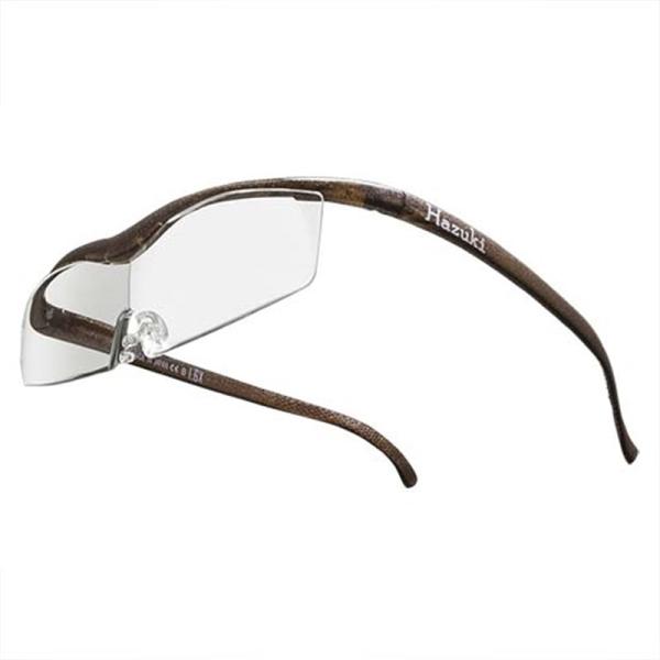 ハズキカンパニー ハズキルーペ ハズキコンパクト 1.32x クリアレンズ-BR ブラウンお取寄せの場合の納期目安：3月中旬以降（2/13現在）・メガネ型拡大鏡ハズキルーペ 標準サイズの「コンパクト」・ラージタイプよりレンズが小さく軽くコン...