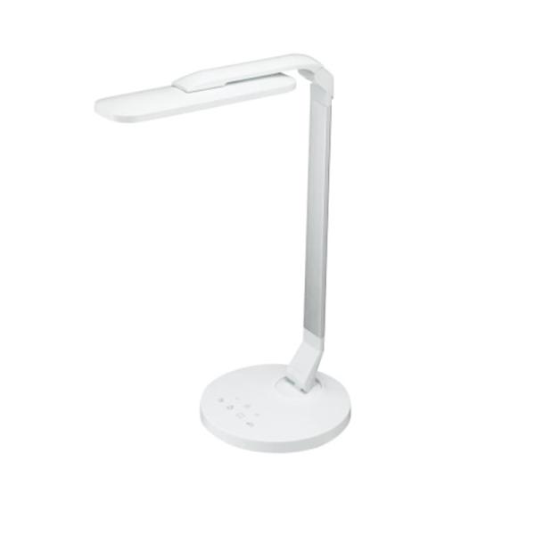 ヤザワコーポレーション 調光調色USB出力機能付きLEDデスクスタンド SDL10C01WH ホワイト・調光調色仕様・USB出力機能付き・広く明るく照らせる