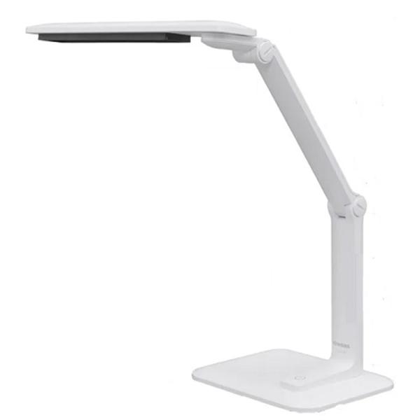 アイリスオーヤマ LEDデスクライト 502タイプ LDL-52K-W ホワイト・目に優しく、自然な色に見えるデスクライト・しっかり明るいのにまぶしくない、高演色性LEDライト×まぶしさガード・光の強さを無段階で調節可能