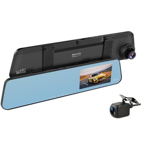 【発売日：2021年01月20日】ナガオカ ミラー＋リアカメラ MDVR304MRREAR 【数量限定・未開封店頭在庫】・高画質HDリアカメラ搭載・2カメラで前後を記録・あおり運転対策に！