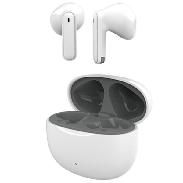 【発売日：2025年12月11日】ナガオカ インイヤー型ワイヤレスイヤホン MSB01WH ホワイト・シンプルなデザイン・蒸れにくい快適な着け心地・ポーチやポケットに入れても邪魔にならないコンパクトケース