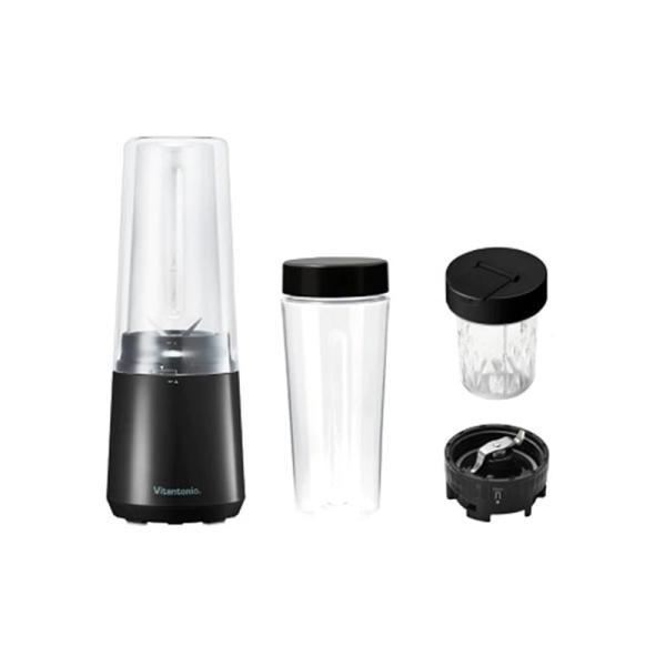 ビタントニオ マイボトルブレンダー　ミル付き VBL-90-K ・3STEPでかんたんスピーディ。つくったボトルでそのまま飲める・時間を気にせずいつでも作れる減音仕様・シンプル＆スマートデザイン