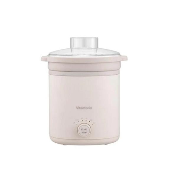 ビタントニオ フードスチーマー(１段タイプ） VFS-10-I ・スチーマーとエッグボイラーを一体化した2in1モデル・エッグトレイで卵をゆでながら、同時に上段のスチーマーで蒸し料理が作れる・「固ゆで」「半熟」に加えて、「温泉卵」も調理可能