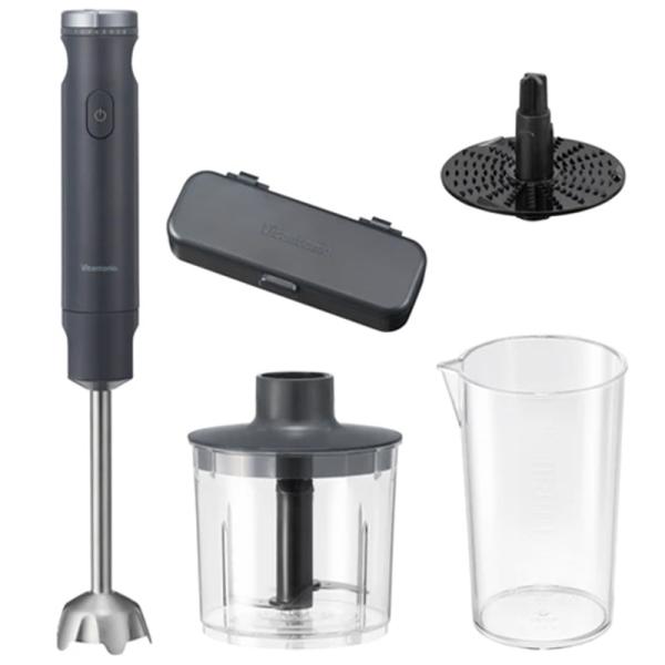 【発売日：2025年10月02日】ビタントニオ ハンドブレンダー VHB-30-K ブラック・持ちやすいスリム＆コンパクト・シャフト先端とブレードを改良し、かくはん能力がアップ・8段階の速度調節で、赤ちゃんに合わせた離乳食を