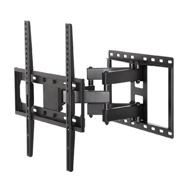 朝日木材加工 テレビ壁掛金具　２６Ｖ〜５５Ｖ型 FLM-002-BK ブラック・多方向に調整可能なフルモーションタイプ・26〜55V型 (推奨）・※こちらの商品のお取り付けは行っておりません。宅配業者によるお届けまでとなります。