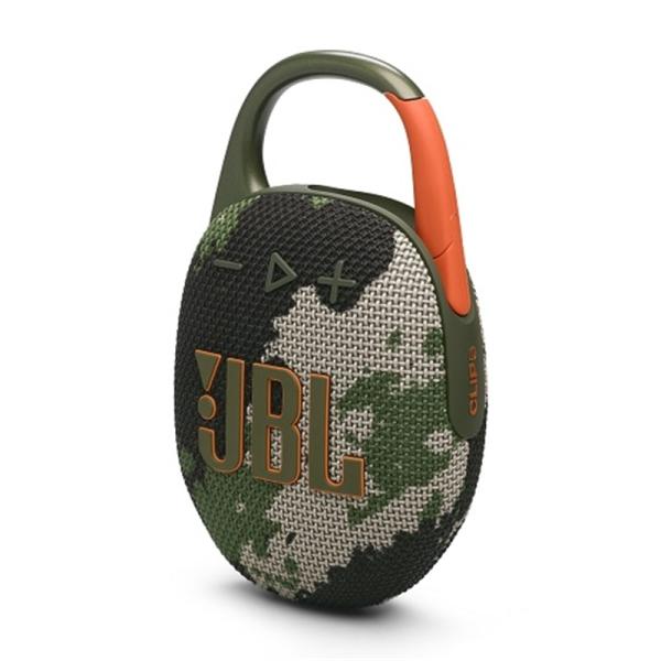 【発売日：2024年04月25日】JBL Bluetooth対応ポータブルスピーカー JBL CLIP 5 JBLCLIP5SQUAD スクアッド・アプリでの直観的な操作とLE Audio対応によるワイヤレスステレオ接続を実現・コンパクトな...