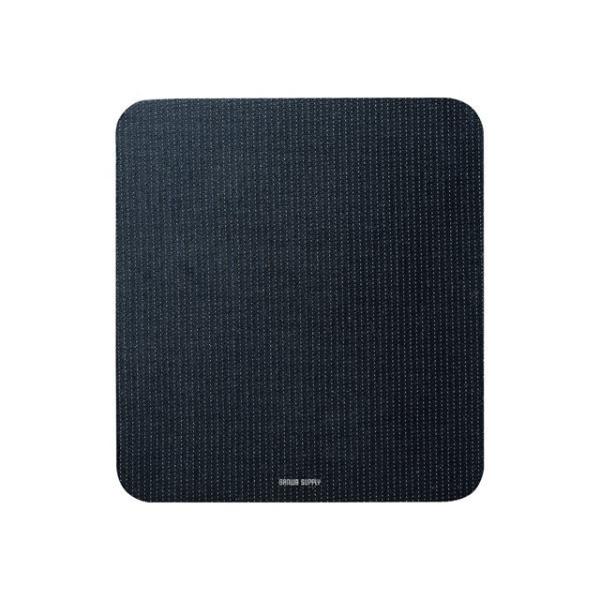 サンワサプライ マウスパッド MPD-SE1BK ブラック・ふれるだけで身体の静電気を除去・銀の力で抗菌・防臭効果を持つ快適マウスパッド