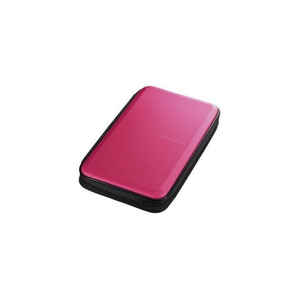 サンワサプライ ブルーレイディスク対応セミハードケース FCD-WLBD56P ピンク・凹凸が少なく柔らかい不織布でブルーレイディスクの収納に対応したEVA素材のセミハードケース・持ち運びに便利なファスナータイプ・56枚収納