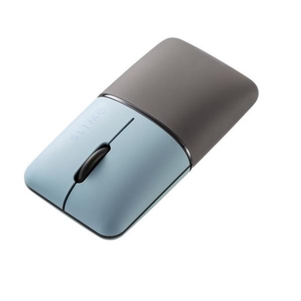 サンワサプライ 静音BluetoothブルーLEDマウス SLIMO（充電式） MA-BBS310BL ブルーお取寄せの場合の納期目安：7月上旬以降（6/12現在）・充電ケーブルをマウス本体に収納・スリムで軽いモバイルマウスSLIMOシリー...