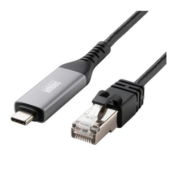 サンワサプライ USB Type-C LAN変換ケーブル（Gigabit対応） KB-SL6CLAN05BK ・有線で安定した高速ネットワーク接続を実現・ドライバ不要で簡単接続・取り回ししやすい細径タイプ