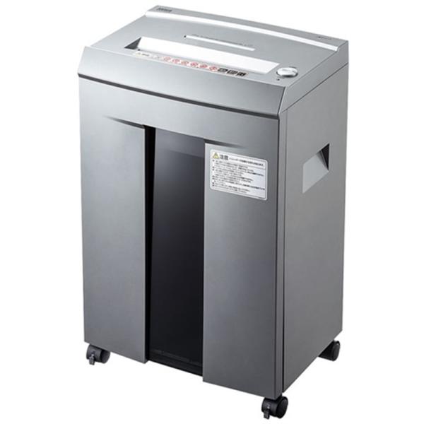 サンワサプライ ペーパー＆CDシュレッダー PSD-M4010 ・用紙の細断形状は、セキュリティ性の高い2×12mmマイクロカット・40分連続運転可能・ダストボックスは約20リットルの大容量