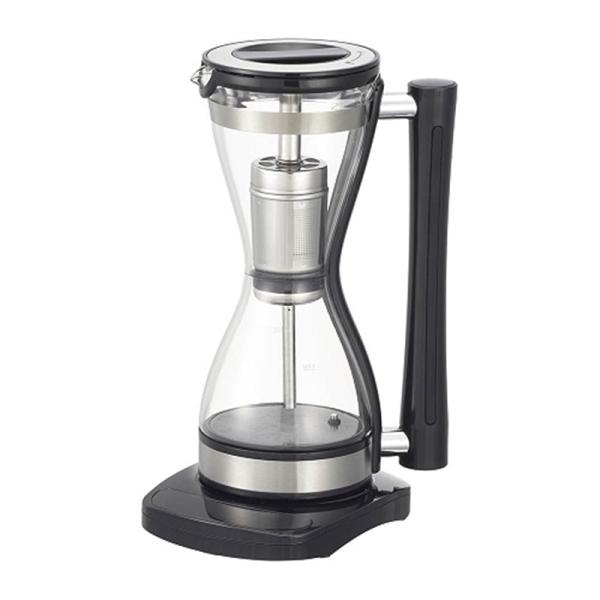 オーム サイフォン式コーヒーメーカー COK-WC750A-K ・サイフォン式・扱いやすい電気式・お家で丁度良いカップ2杯分
