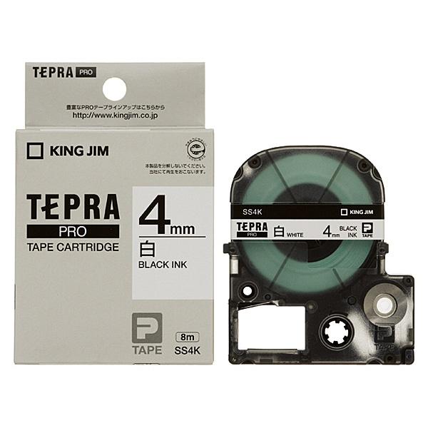 キングジム ラベルライタリボン SS4K