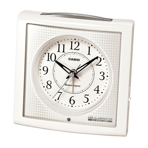 【発売日：2011年10月20日】カシオ計算機 電波アナログ置き時計 TQT-251NJ-7BJF ホワイト・電波時計、アナログデジタルモデル・止めてもまた鳴るスヌーズ機能・高輝度グリーンＬＥＤライト（常時点灯機能付き）