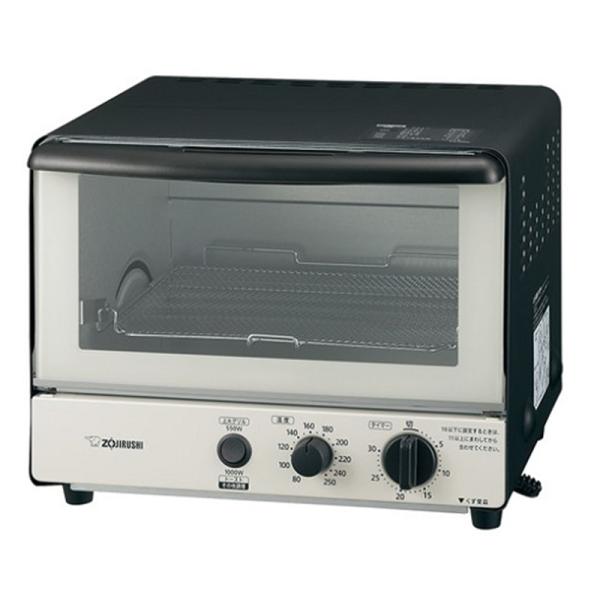 【発売日：2022年08月01日】象印マホービン オーブントースター こんがり倶楽部 EQ-SB22 BW モノトーン・「80℃〜高温250℃　温度調節」・表面をこんがり焼き上げる「上火グリル」・お手入れ簡単「はずせるとびら」