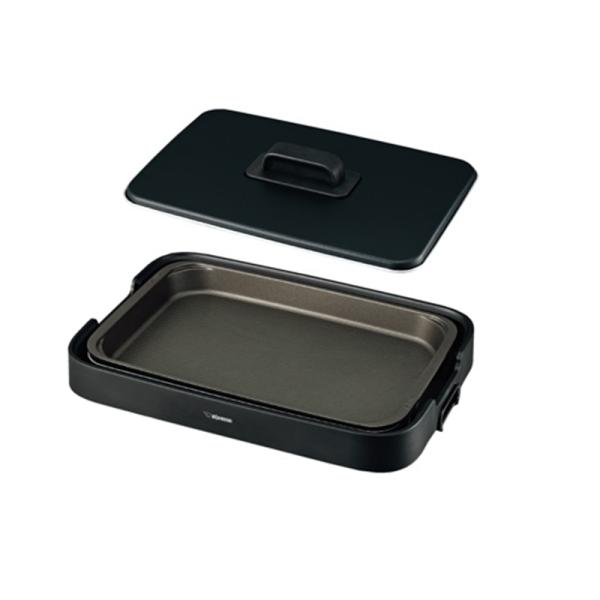 【発売日：2022年06月20日】象印マホービン やきやきホットプレート EA-KB10 BA ブラック・遠赤トリプルチタンセラミックコートの深型プレート・本体ガード＆プレート丸洗い可能・プレートをセットしなければ通電しない安全機構