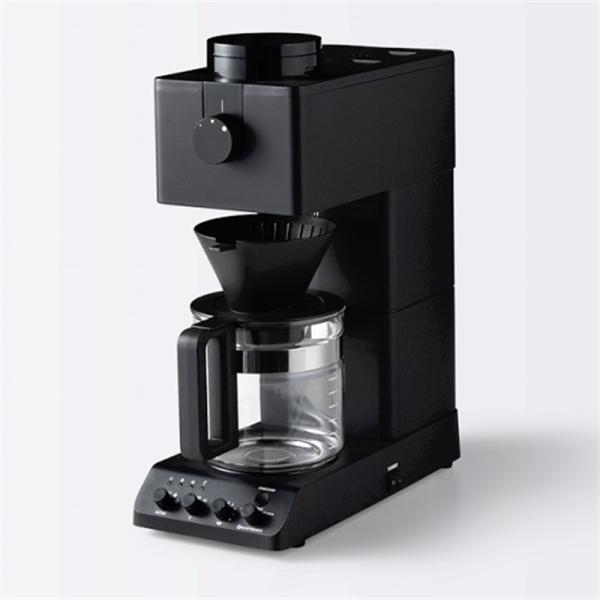 【発売日：2019年11月10日】TWINBIRD（ツインバード） 全自動コーヒーメーカー CM-D465B ブラックお取寄せの場合の納期目安：5月中旬以降（4/9現在）・豆の粒度を粗・中・細の3段階調整・83℃と90℃の2段階に温度調整・...