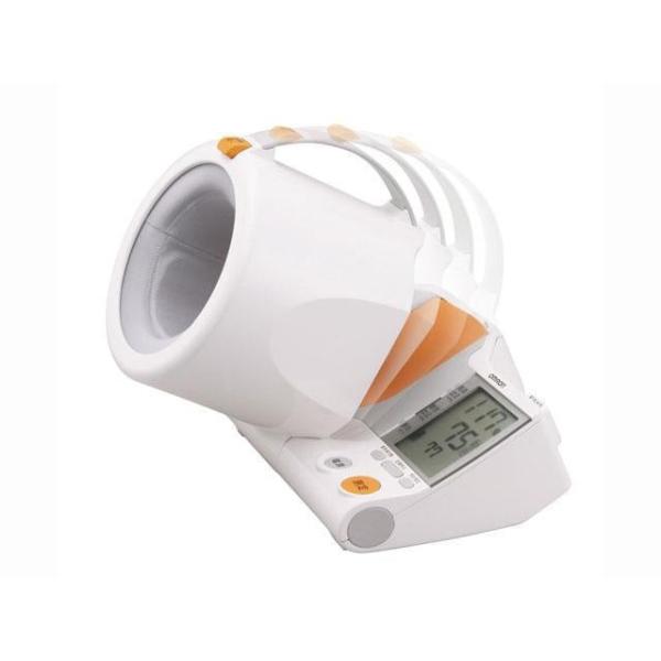 オムロン 自動上腕式血圧計 HEM-1000 【数量限定・未開封店頭在庫】・腕を通すだけで正しい測定姿勢をつくる