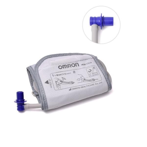 オムロン 腕帯（細腕用）血圧計用 HEM-CS24-B グレー系・純正品・細腕用・血圧計パーツ