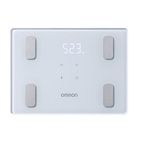 【発売日：2024年10月11日】オムロン 体重体組成計（カラダスキャン） KRD-408T-B アイスブルー・暮らしに溶け込むデザイン・豊富な機能でスマートに体重管理・本体に乗るだけで測定開始からアプリにデータ転送まで可能