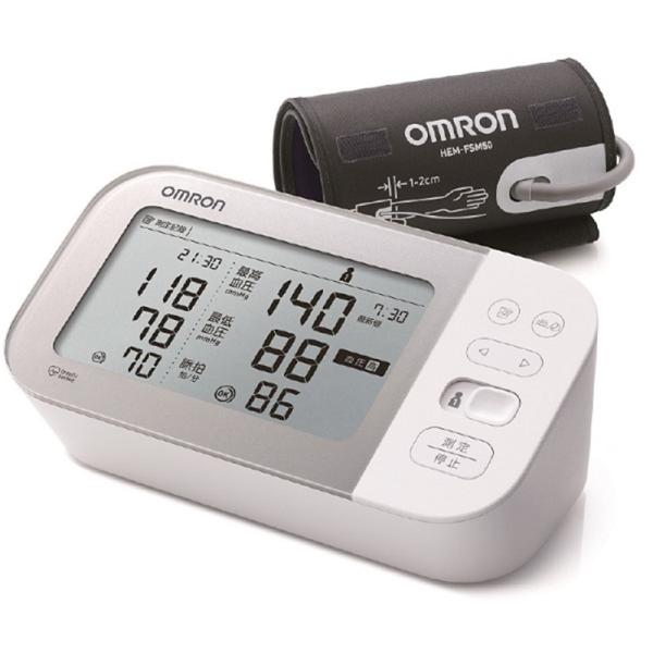 オムロン 上腕式血圧計 HCR-7612T2 【数量限定・未開封店頭在庫】・前回値と今回の値を比較出来る・測定後はデータをスマホに転送可能・スマホでデータ管理