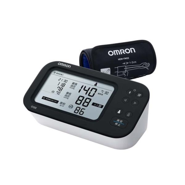 オムロン 上腕式血圧計（コネクト対応上腕式血圧計） HCR-7628T ・最新の血圧値と過去の血圧値を左右同時に表示・朝と夜の血圧の平均値を自動計算・測定中の脈間隔の乱れをお知らせ