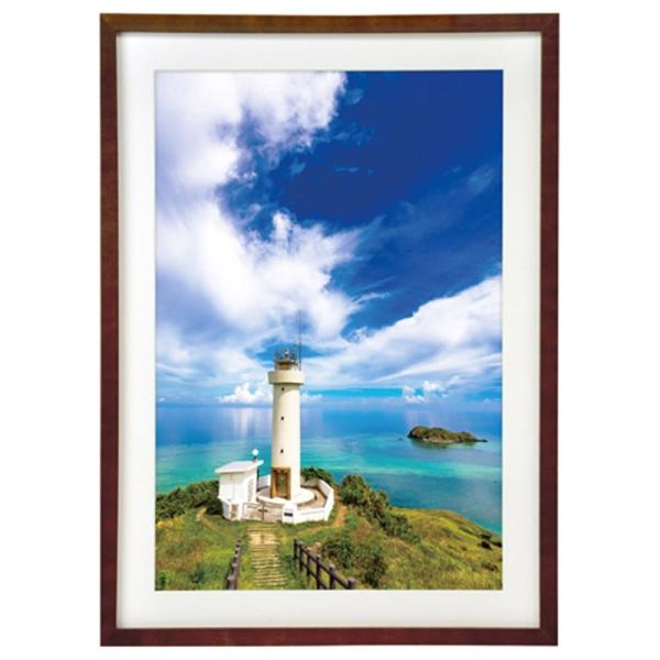 ハクバ写真産業 額縁　Ａ３ノビ FWMM01-BRA3N ブラウン・さまざまなお写真に合うシンプルな角形の写真用木製額縁・前面板に軽くて割れにくいアクリル板を採用