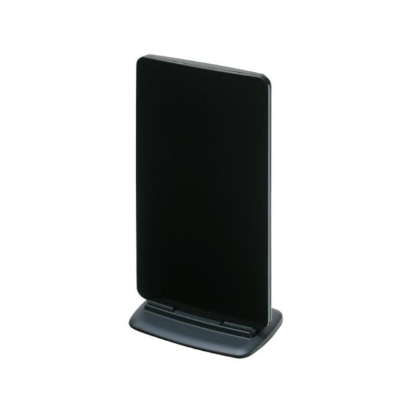 【発売日：2014年03月03日】マスプロ電工 室内アンテナ UTA2(BK) 黒・ＵＨＦ全帯域ｃｈ．１３〜５２、強電界地域用、屋内用・水平・垂直偏波用、薄型テレビに調和するデザイン・ブラック、テレビ端子がなくてもテレビが見られる